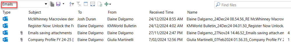 Saving emails from Outlook Classic to SharePoint using DMS – MacroView