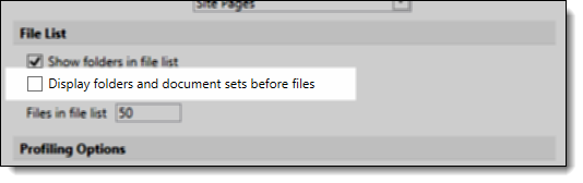 No files displayed in library that contains folders and/or document sets – MacroView