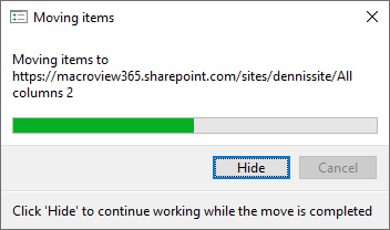 Move Document Sets, Folders and Files – MacroView