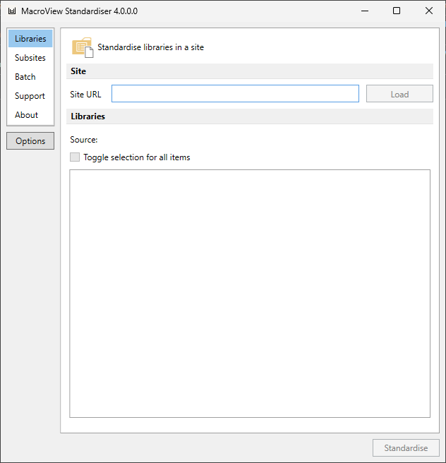 How to use MacroView Standardiser 4.0 – MacroView