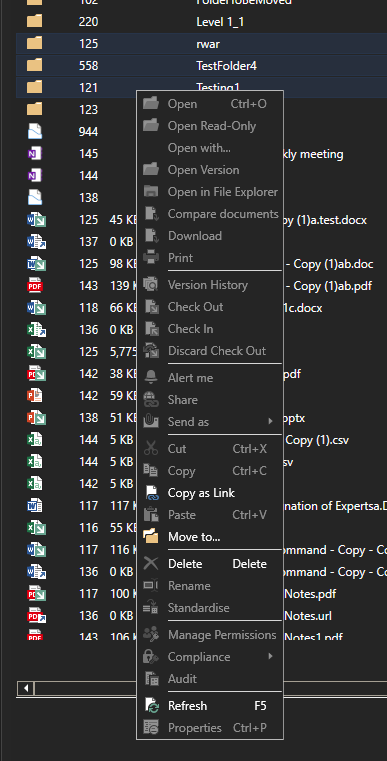 Move Document Sets, Folders and Files – MacroView